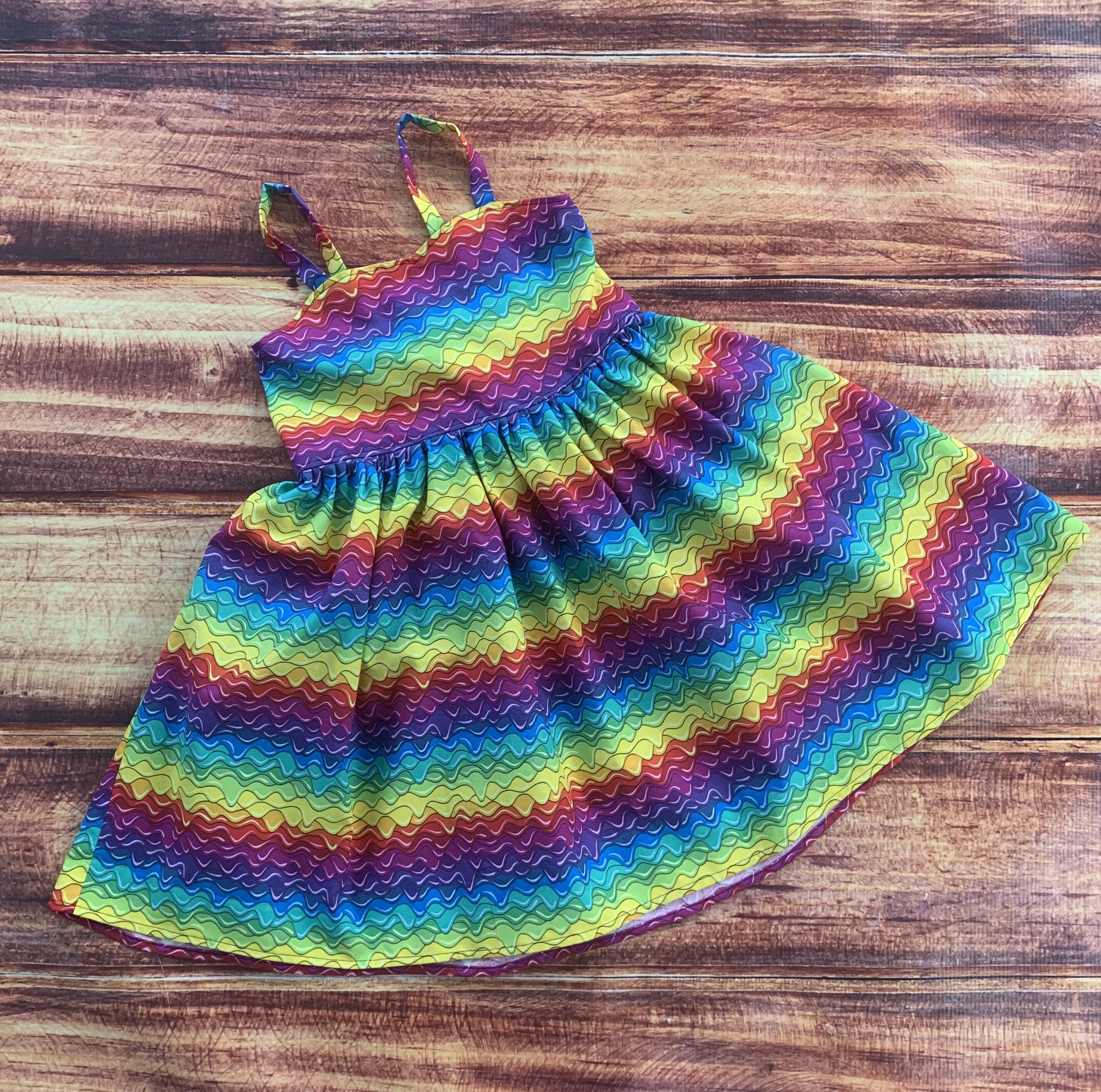 Twirly Rainbow Dress, Rainbow Dress Girls, Primary Colors, Rainbow ...