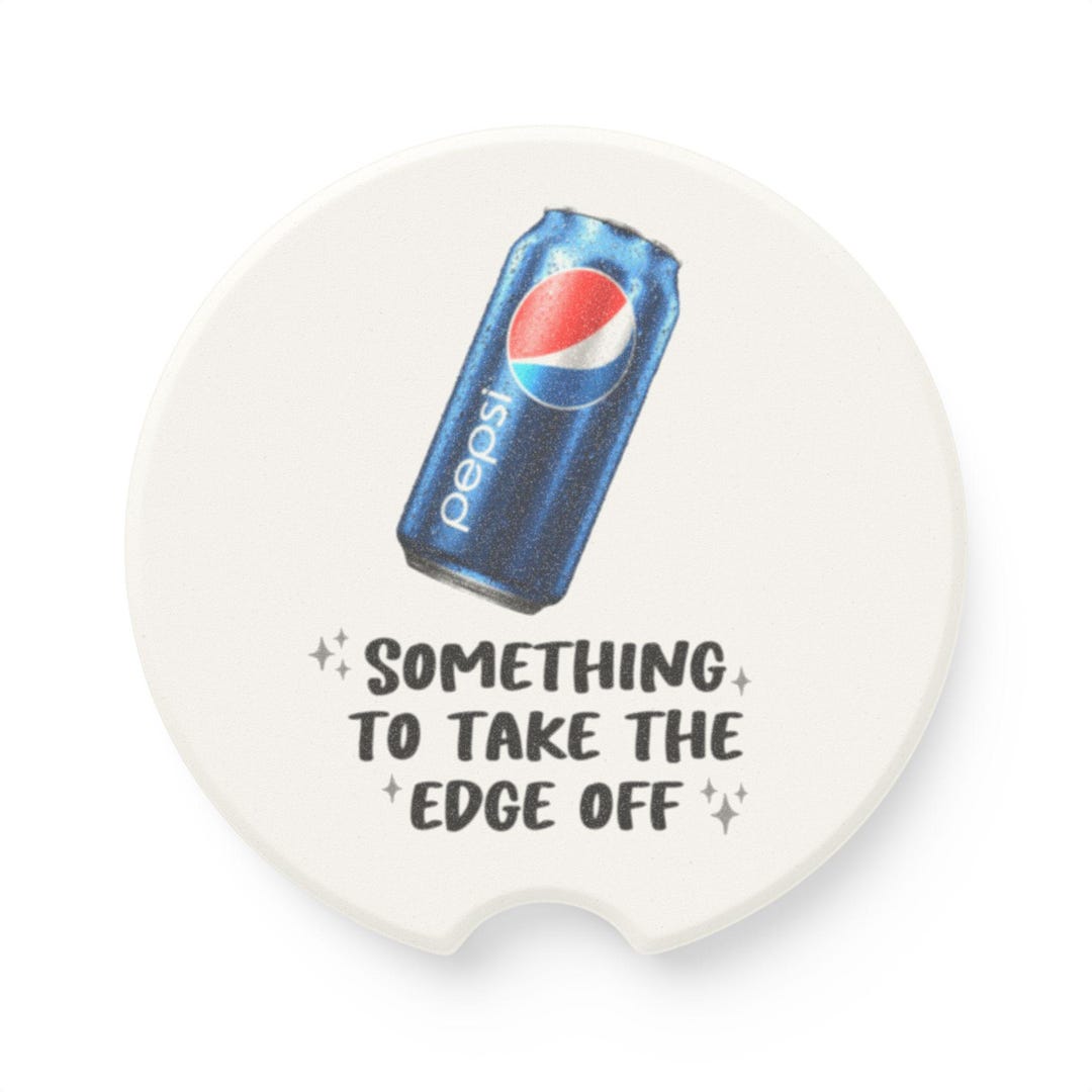 Pepsi Something to Take the Edge off Soapstone Car Coaster | Vehicle ...