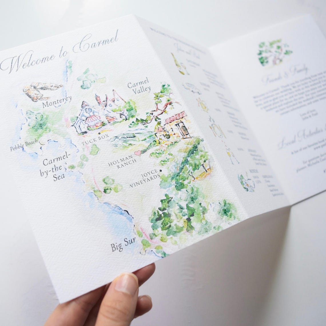 Holman Ranch Map Watercolor Artwork - Etsy