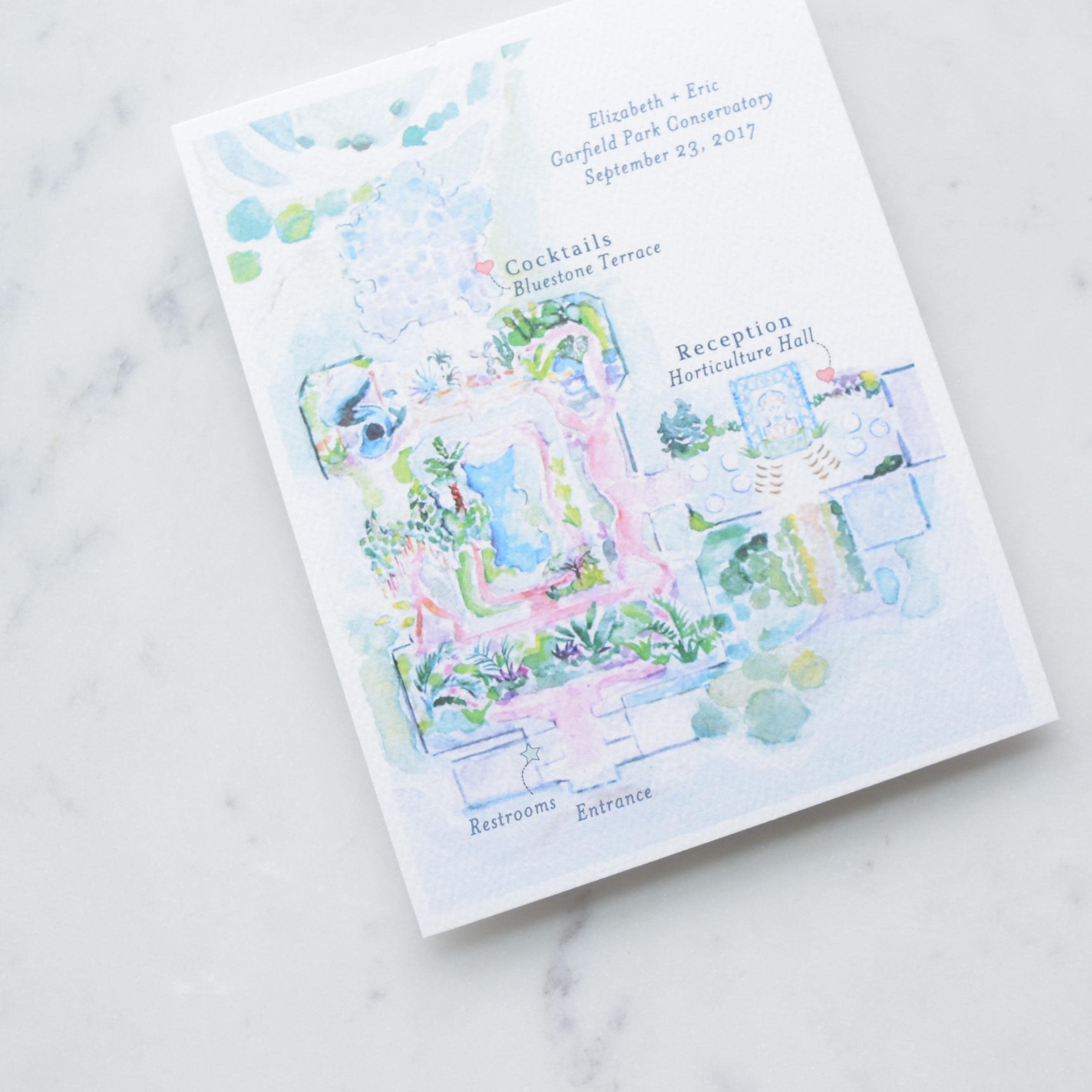 Garfield Park Conservatory Map Artwork - Etsy