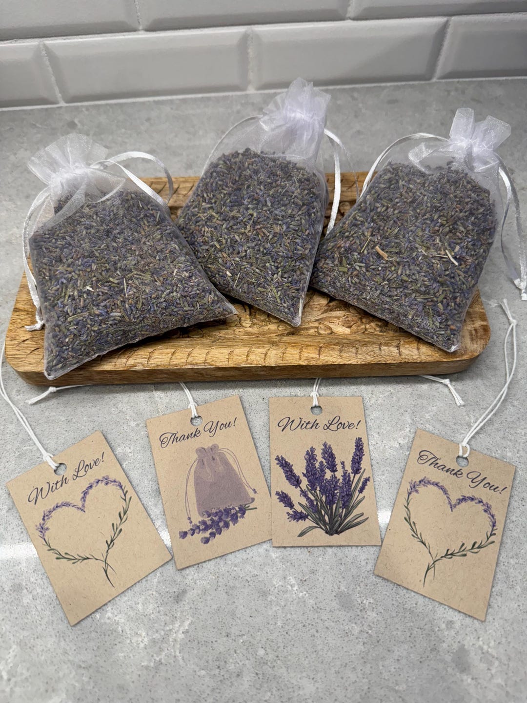Lavender Gift Tags–set of 18, Instant Digital (PDF, PNG, JPG) Download ...