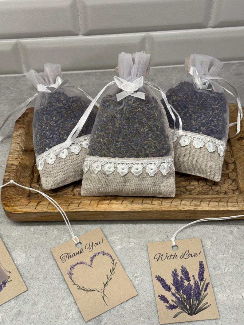 Lavender Gift Tags–set of 18, Instant Digital (PDF, PNG, JPG) Download ...