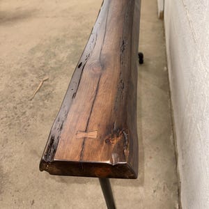 Narrow Console Handmade Table, Reclaimed Wood Table, Long Sofa Table ...