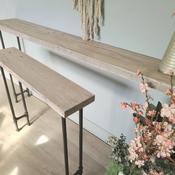Barn Wood Sofa Table - Etsy