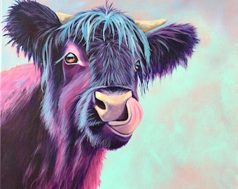 Colorful Animal Art - Etsy