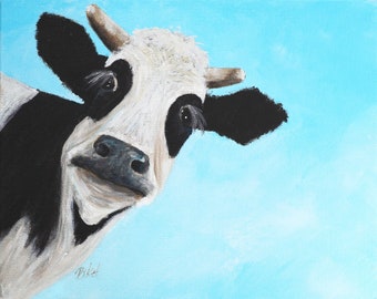 Holstein Cow Print Wall Art - Etsy