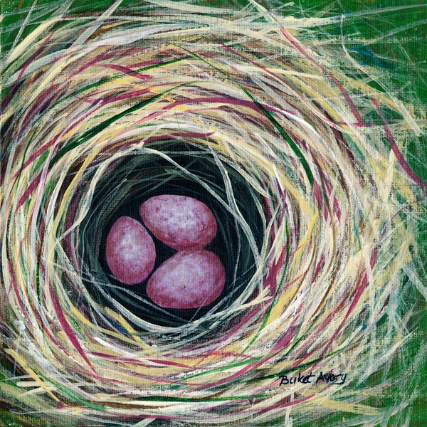 Bird Nest Art - Etsy