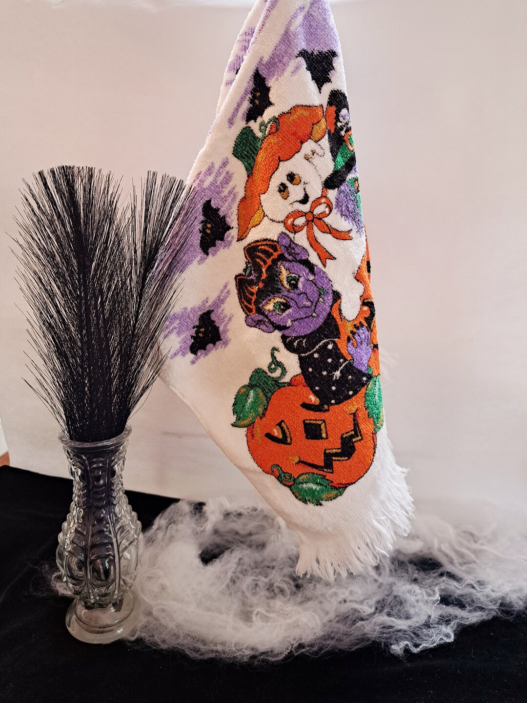 Vintage Royal Terry Halloween Towel Cotton Kitchen Dish Towel Never ...