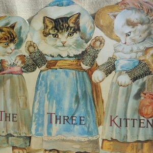 The Three Kittens Book 1992 Illustrated Story Book - Etsy