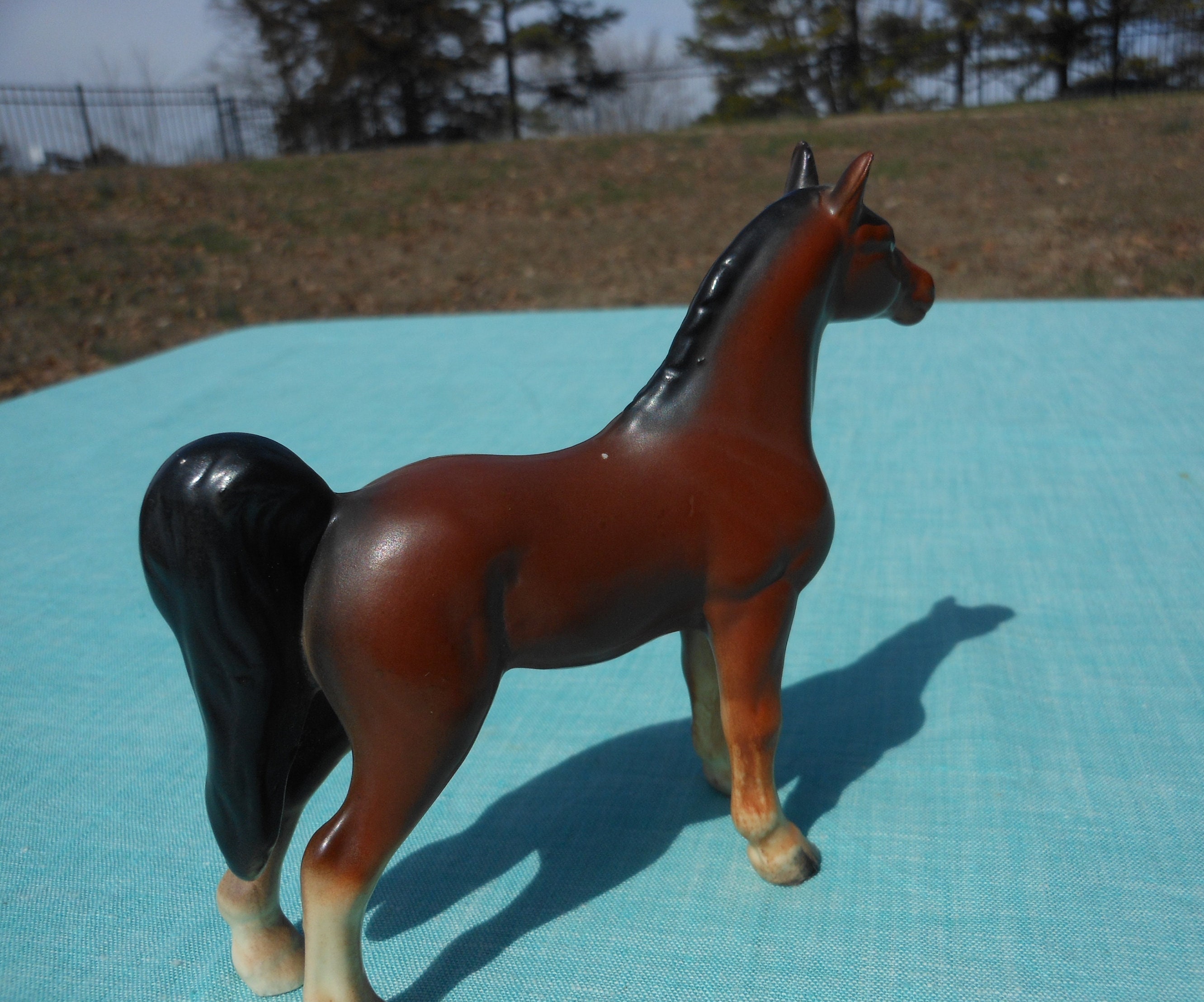 Vintage Horse Figure Ceramic Animal Statue Japan Equine Style - Etsy