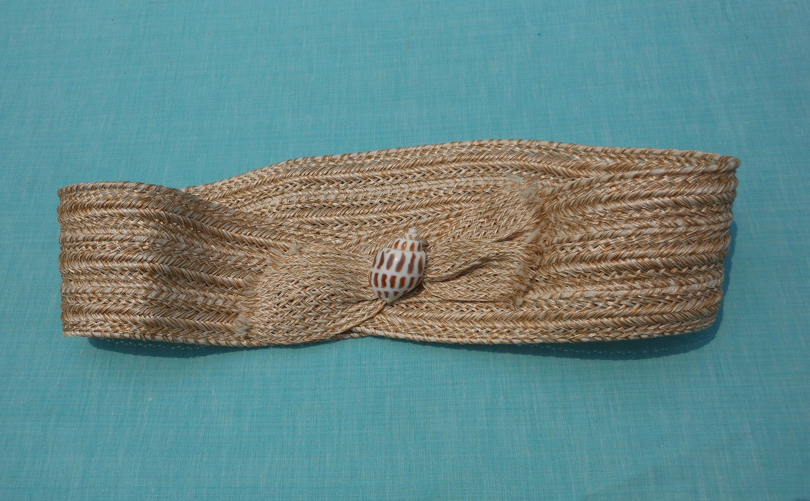 Vintage Summer Belt 1980s Woven Seashell Tropical Luau Party - Etsy