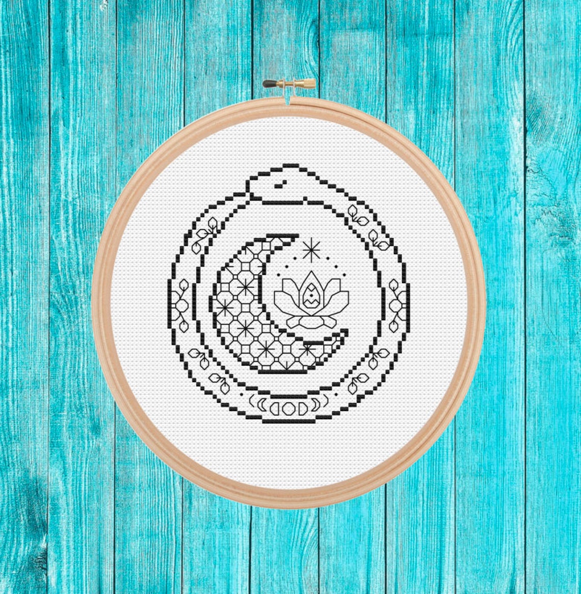 Ouroboros Mini Cross Stitch Pattern Pdf Easy Simple Gift Quick Stitch ...