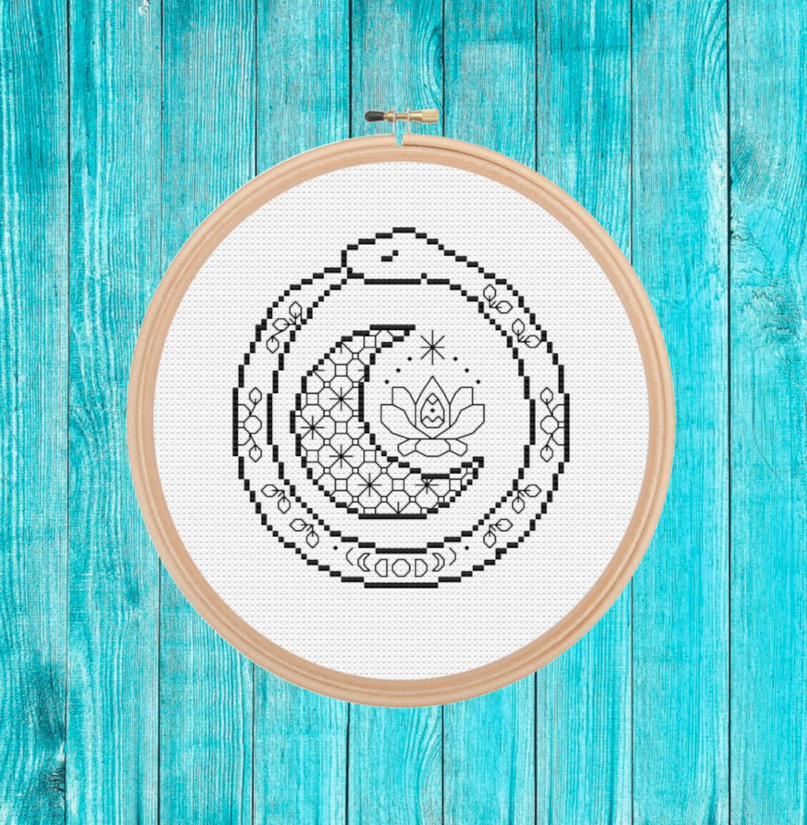 Ouroboros Mini Cross Stitch Pattern Pdf Easy Simple Gift Quick Stitch ...