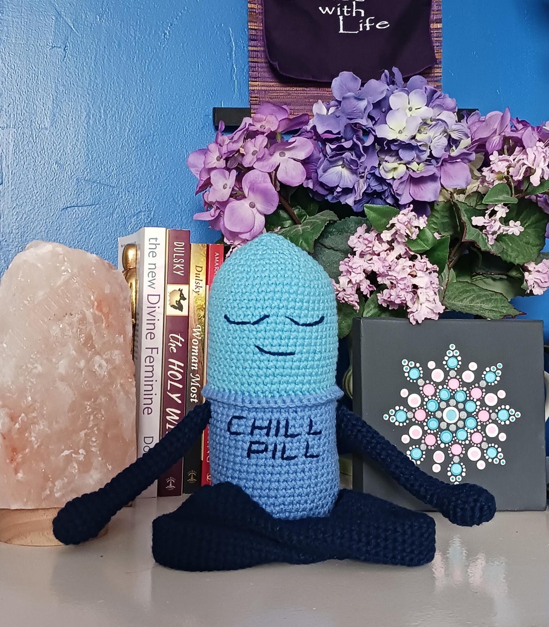 Crochet Chill Pill Plush Amigurumi Toy - Etsy