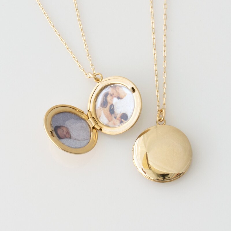 Locket Necklace With Photo - Etsy