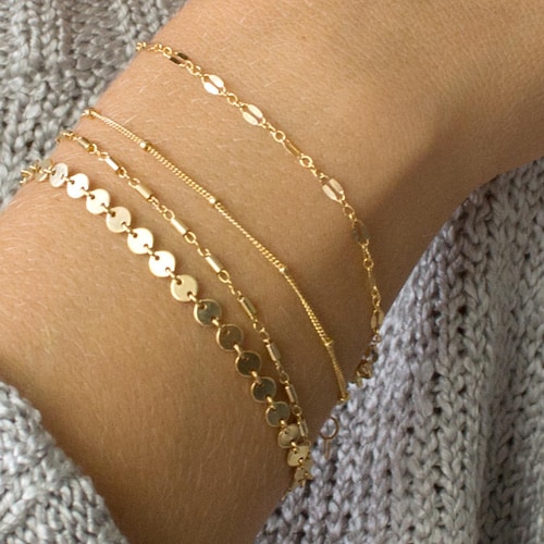 Dainty Chain Bracelet Delicate Bracelets for Women Layering | Etsy