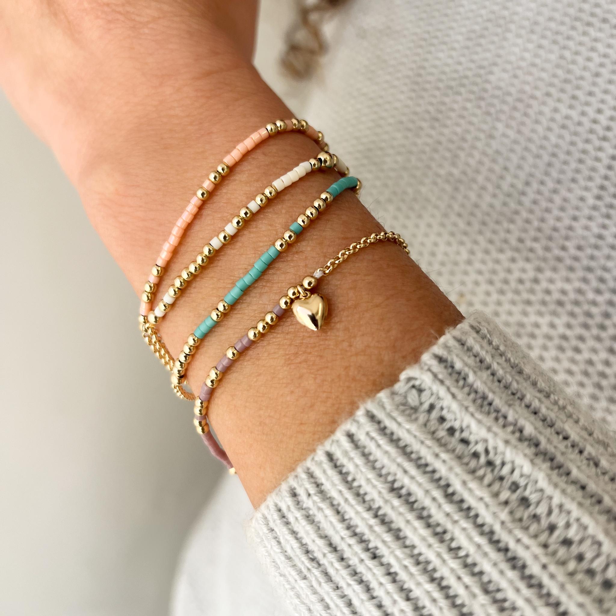 Custom Morse Code Bracelet, Secret Message Bracelet, Dainty Beaded ...