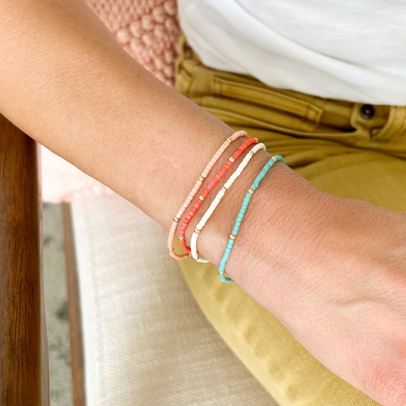 Tiny Bead Bracelet - Etsy