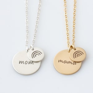 Angel Wing Baby Necklace Rainbow Baby Miscarriage Necklace Infant