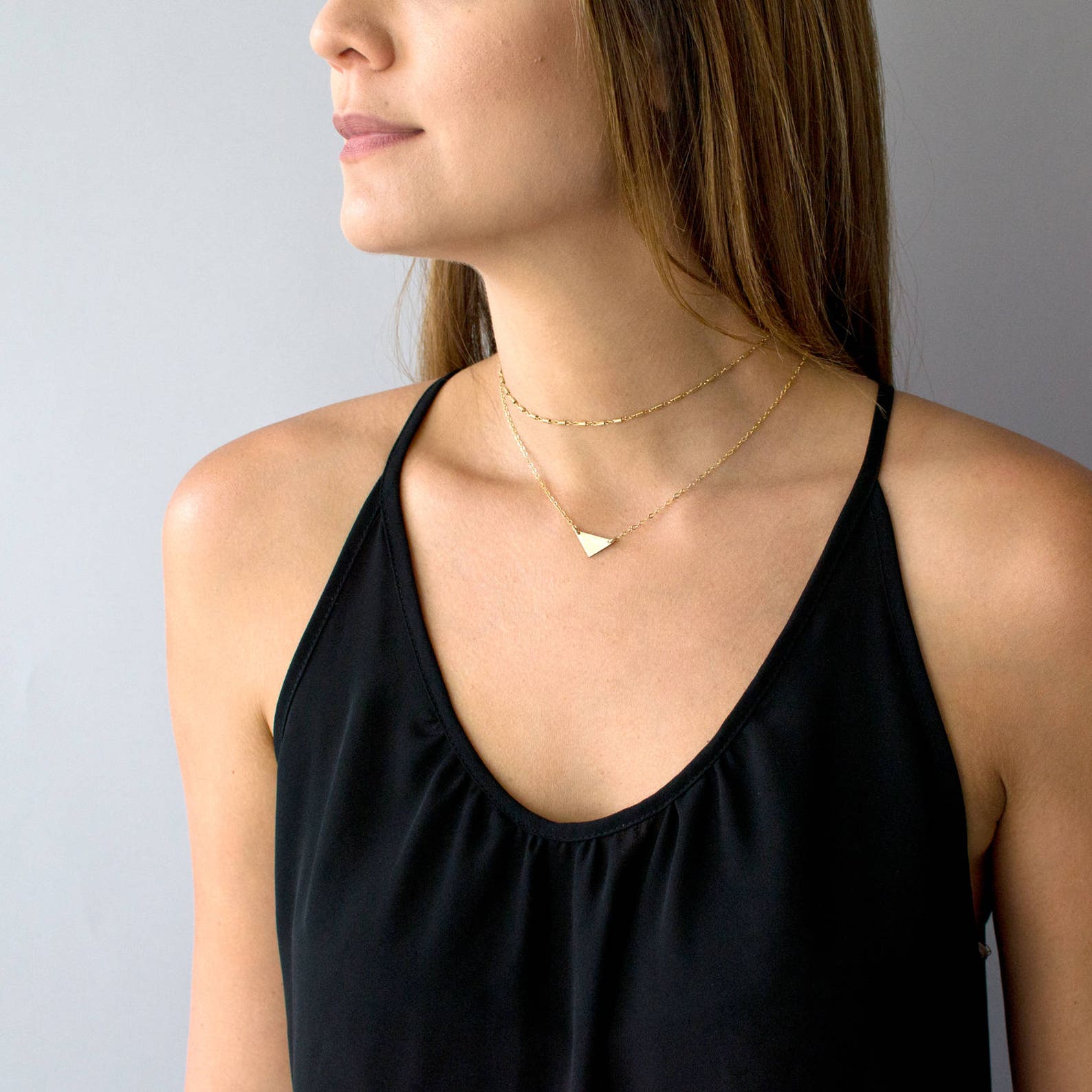Thin Choker Necklace Dainty Chain Choker Boho Choker | Etsy