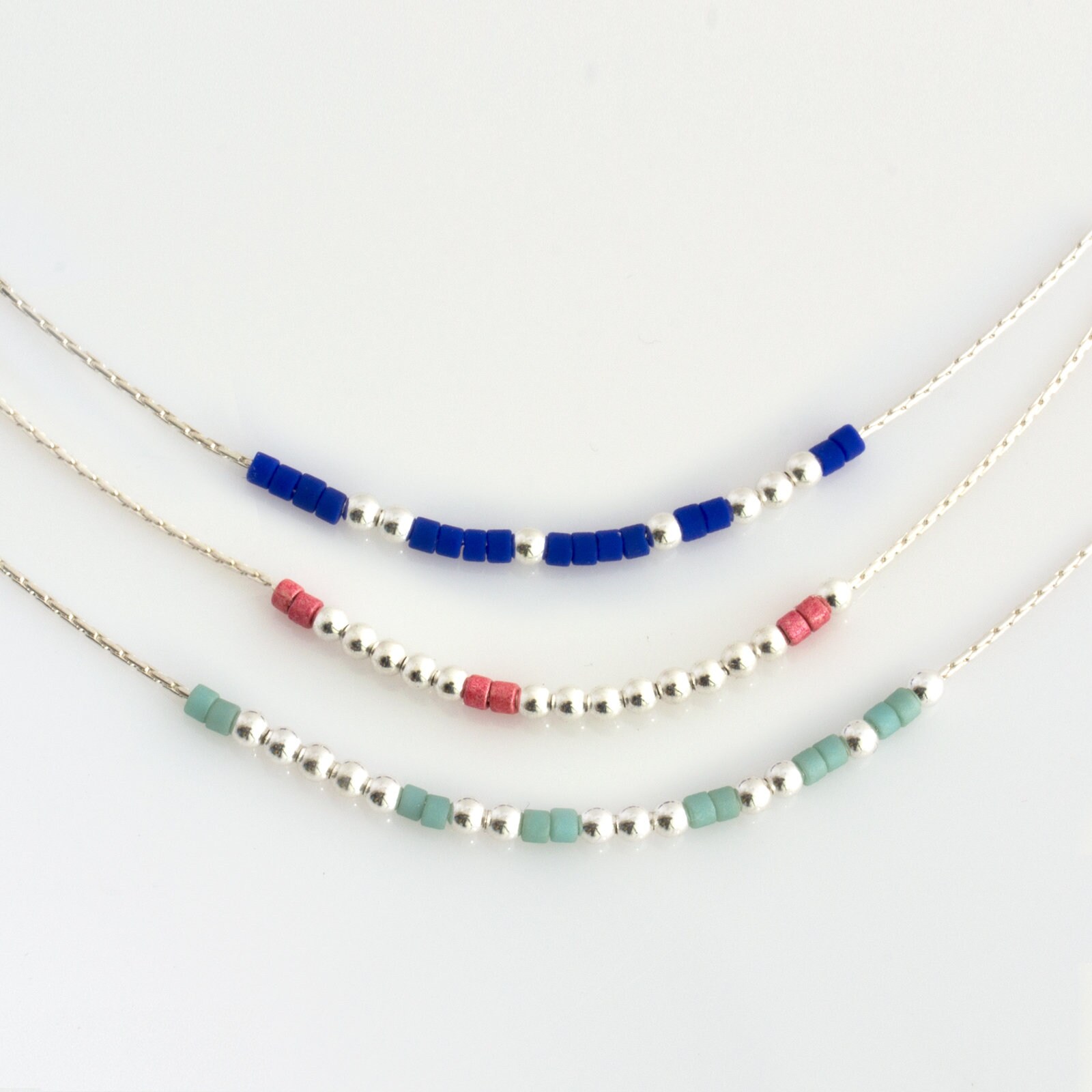 Personalized Morse Code Necklace Custom Morse Code Name | Etsy