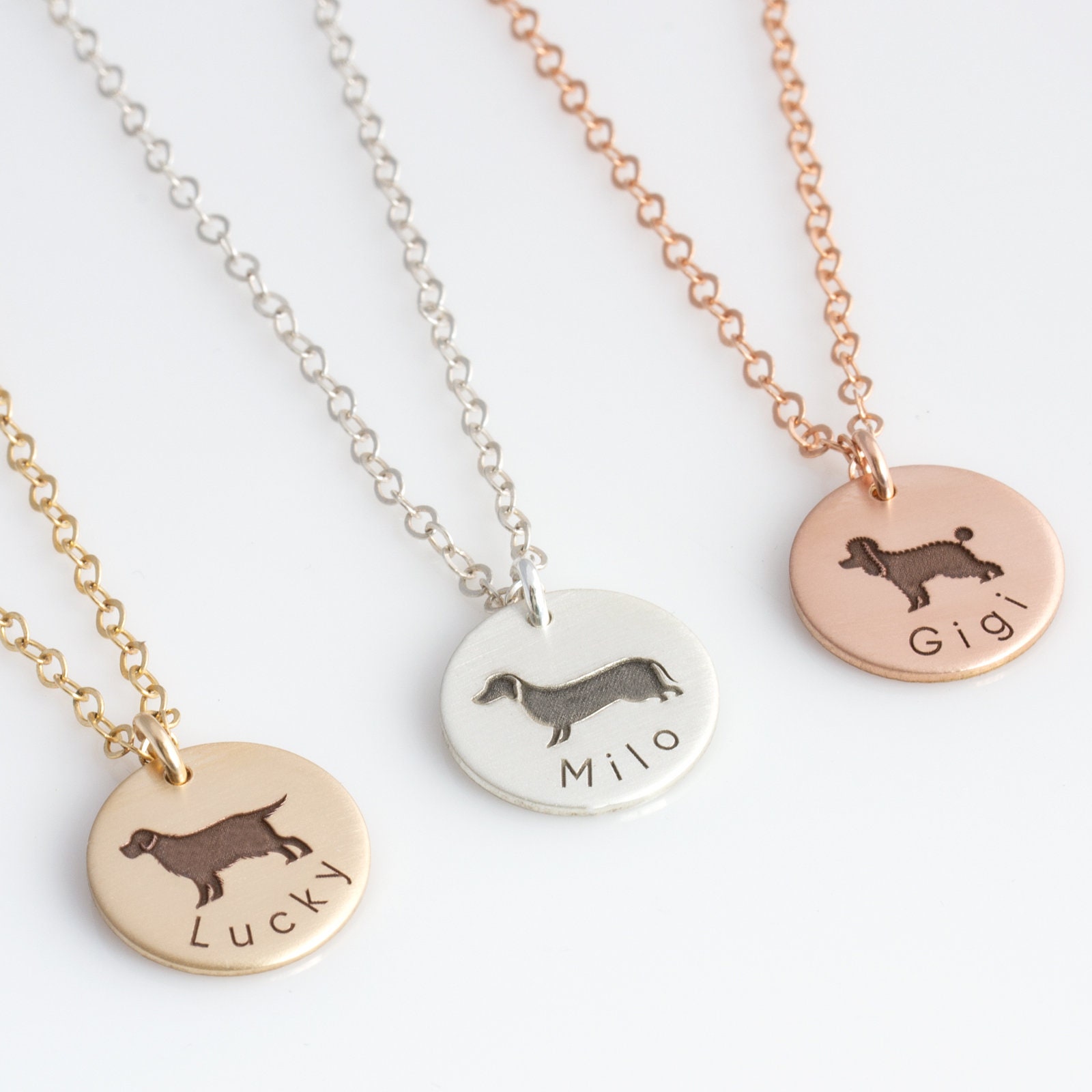 Pet Necklace Dog Necklace Personalized Dog Necklace Dog Mom - Etsy