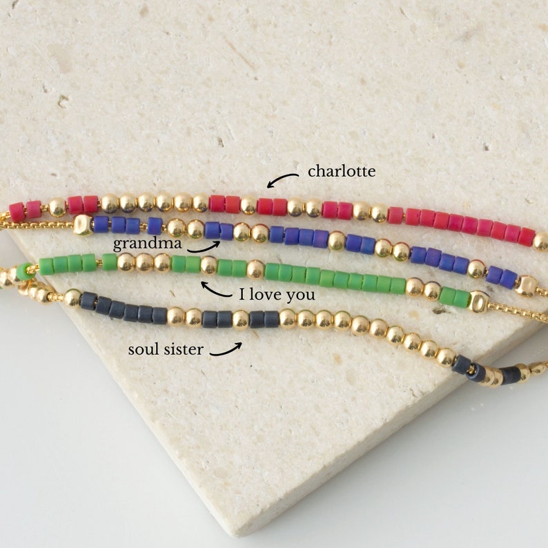 Hidden Message Morse Code Bracelet Personalized Morse Code - Etsy