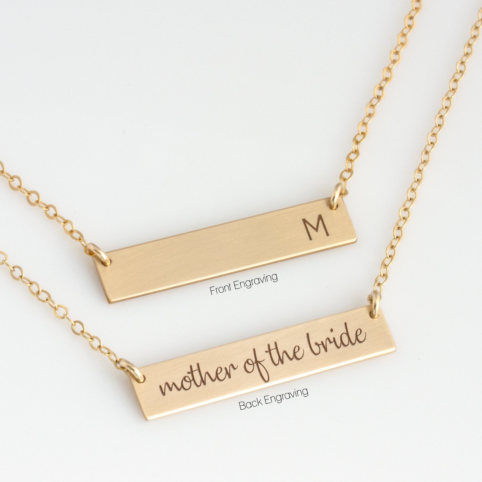 Reversible Necklace Mother of the Bride Necklace Double - Etsy