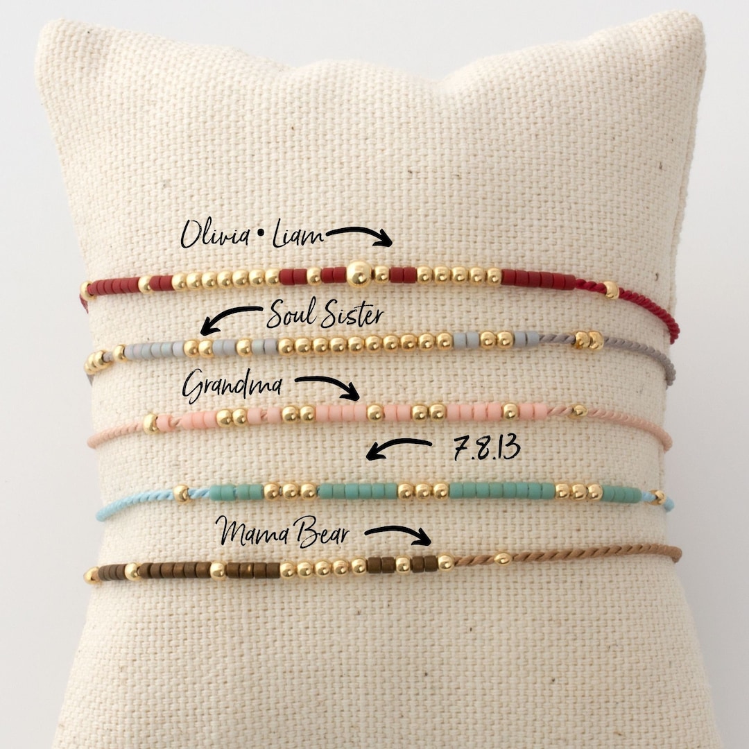 Personalized Morse Code Bracelet, Custom Morse Code Bracelet ...