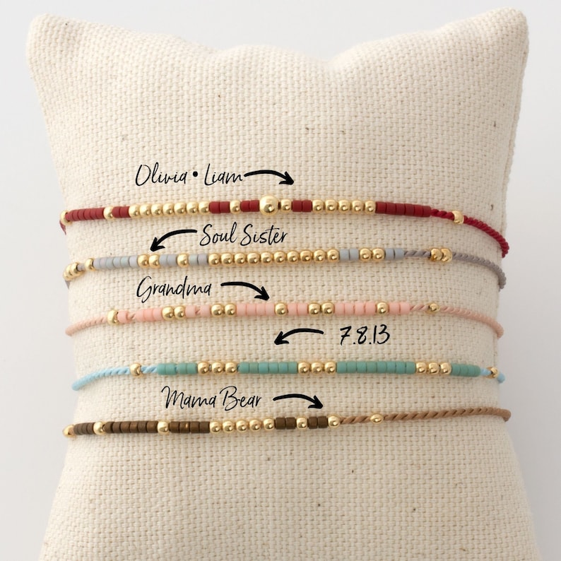 Personalized Morse Code Bracelet Custom Morse Code Bracelet - Etsy