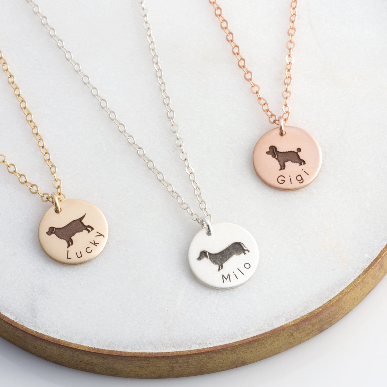 Pet Necklace Dog Necklace Personalized Dog Necklace Dog Mom - Etsy