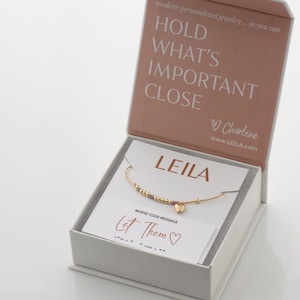 Let Them Morse Code Bracelet in 14K Gold Filled or Sterling Silver ...