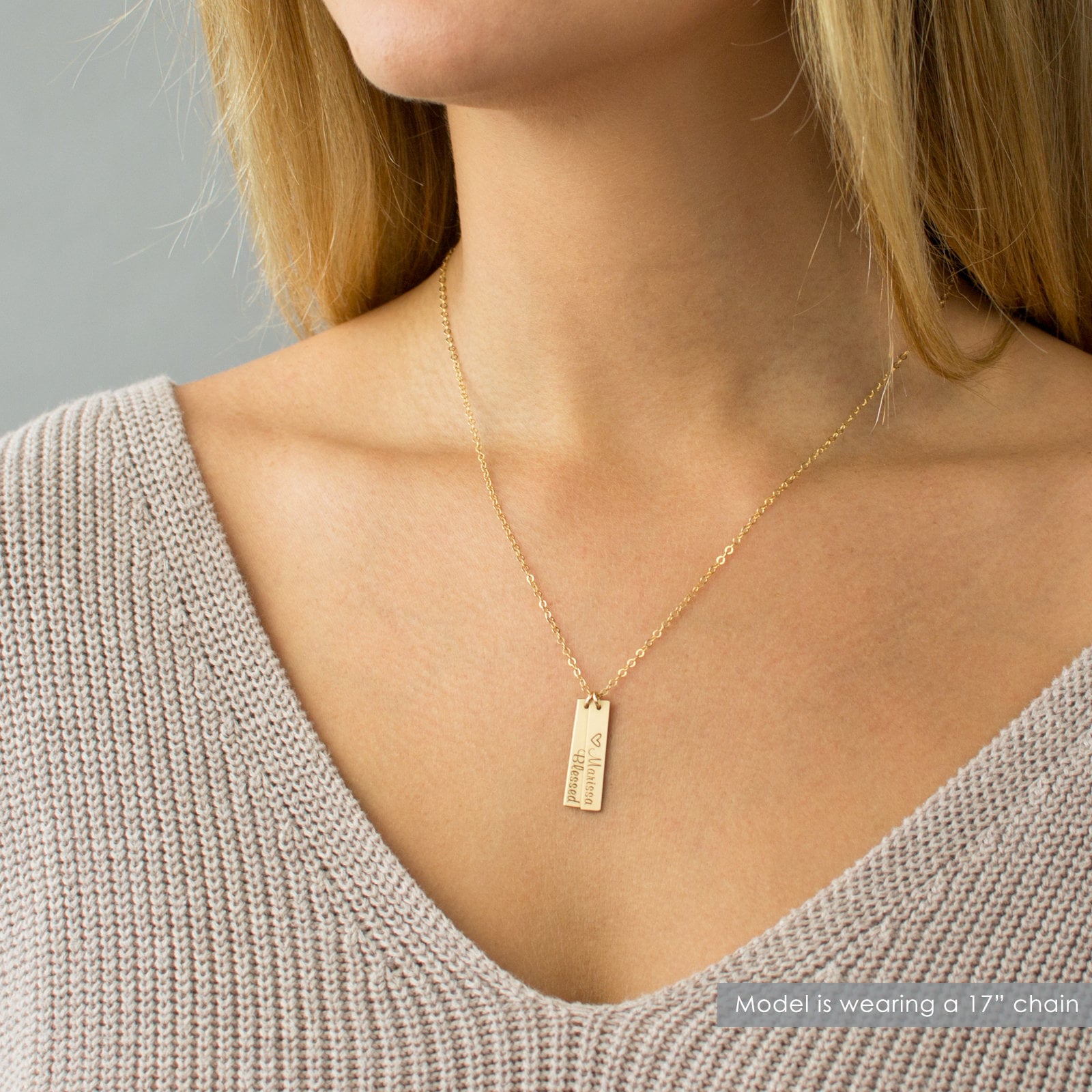 Custom Engraved Necklace Name Necklaceengraved Name - Etsy