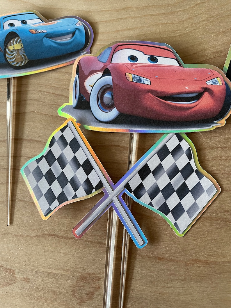 Cake Toppers Cars Centerpieces Photo Props Cars Cake - Etsy