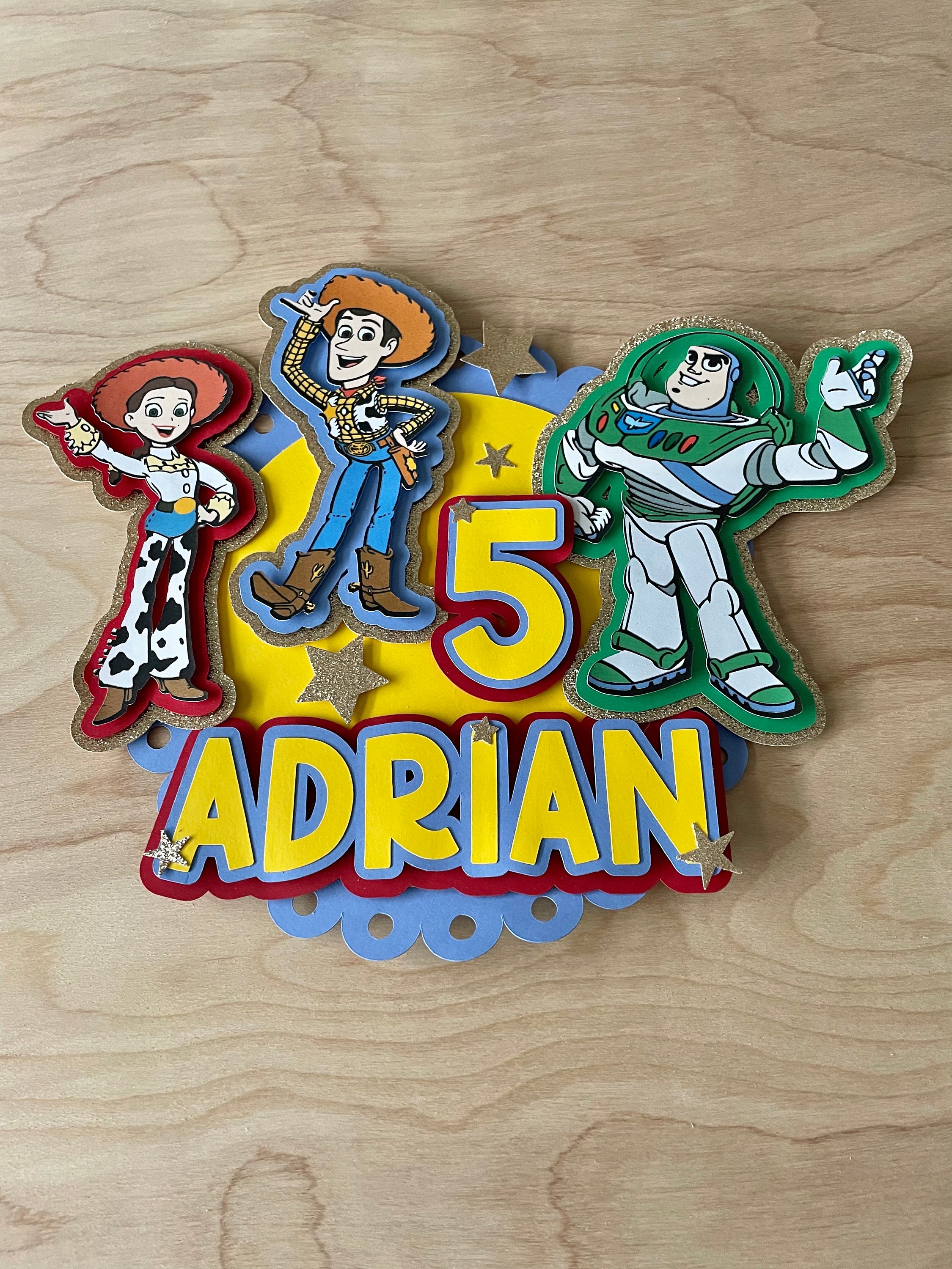 Cake Topper, Toy Story Cake Topper, Birthday Cake Topper, Toy Story ...