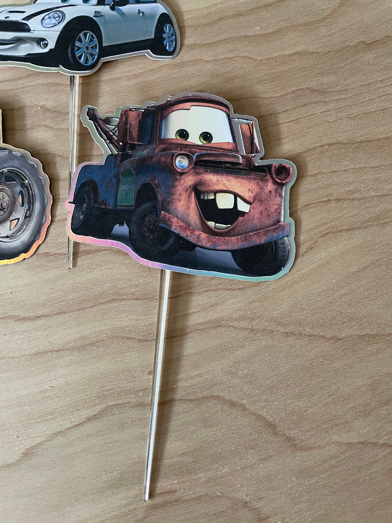 Cake Toppers Cars Centerpieces Photo Props Cars Cake - Etsy