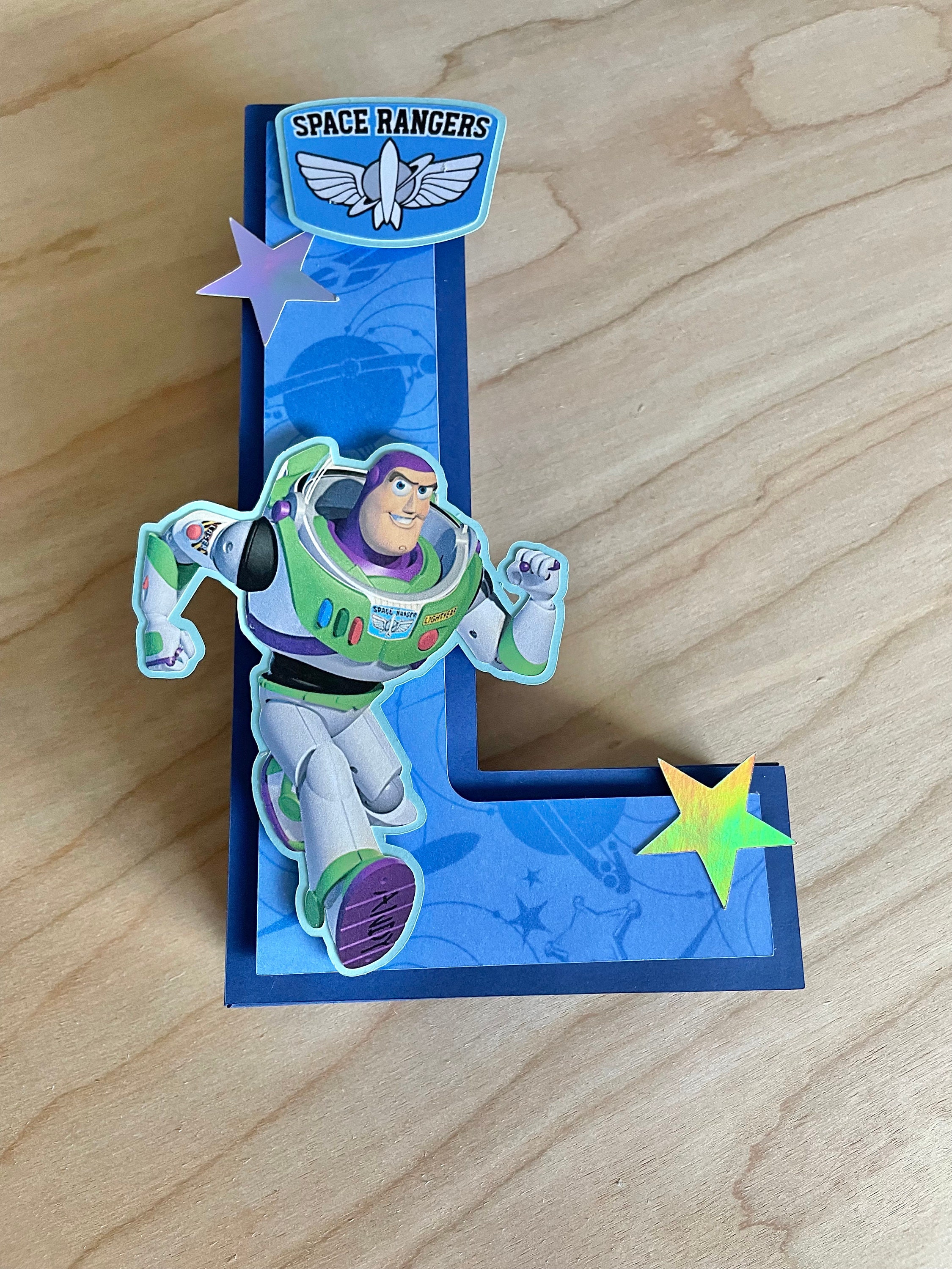 Buzz Lightyear3d Letters, Buzz Lightyear Party Decor, Toy Story 3D ...