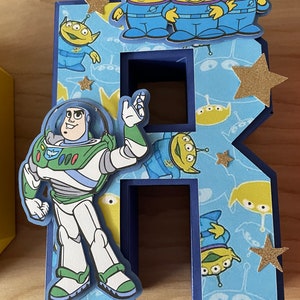 Toy Story, Woody, Buzz Lightyear, Boys Room Decor, 3D Toy Story Letters ...
