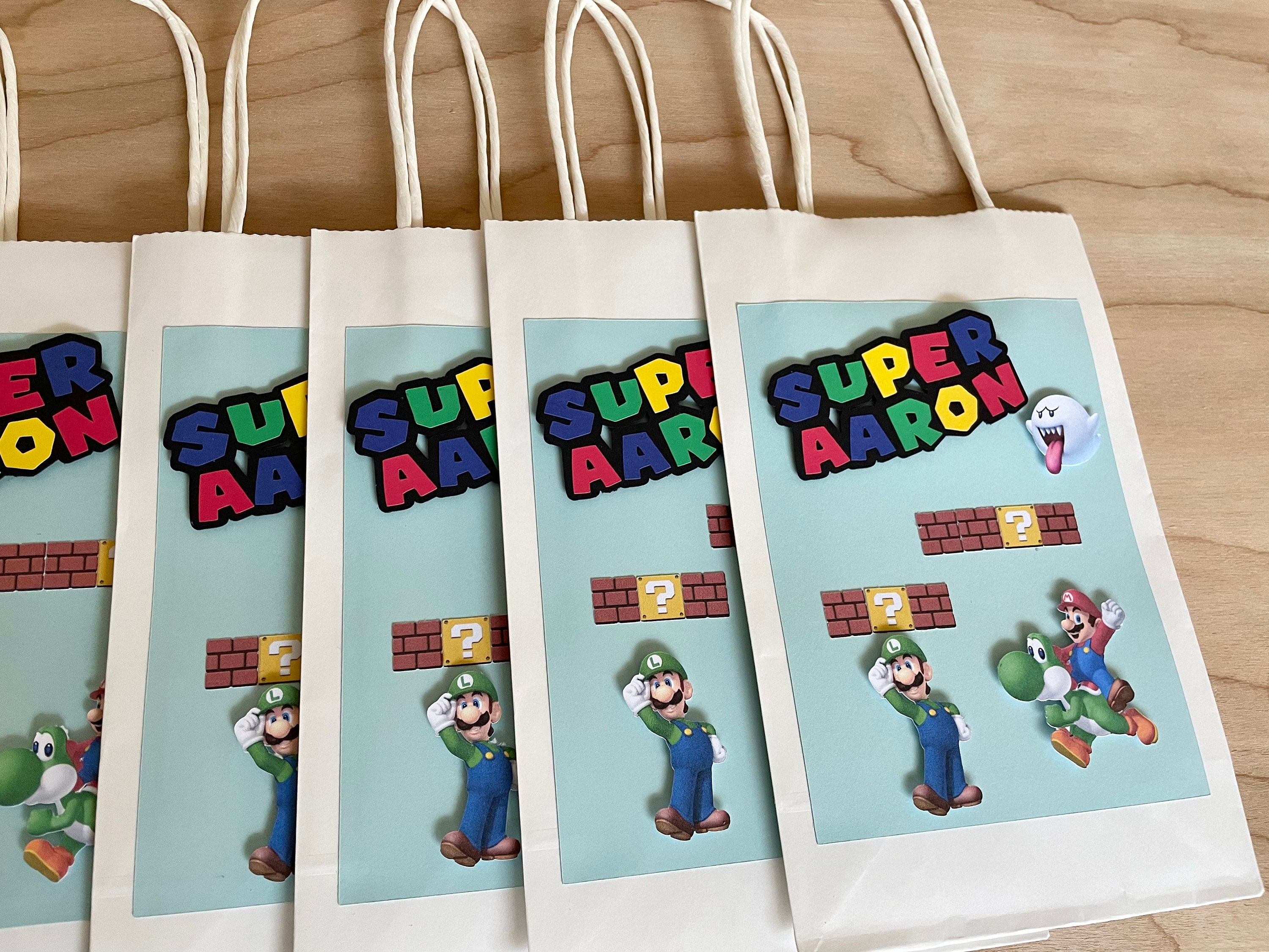 Treat Bags, Super Mario Party Bags. Party Bags, Super Mario, Luigi ...