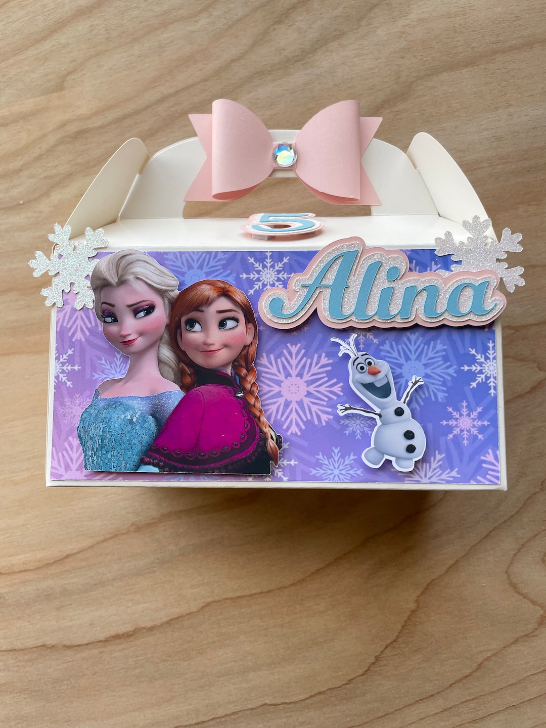 Frozen Treat Boxes, Anna and Elsa Party Decor, Gable Boxes, Treat Boxes ...