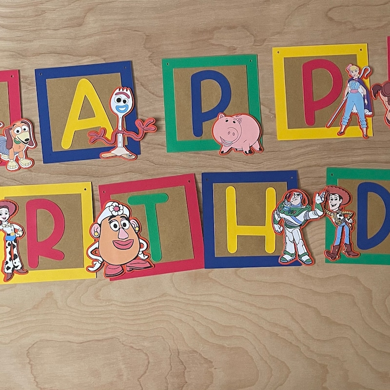 Toy Story Block Letters - Etsy