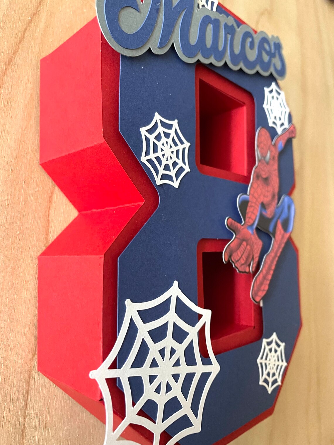 Boys Room Decor Spider Man Party Decor Spider Man Superhero - Etsy