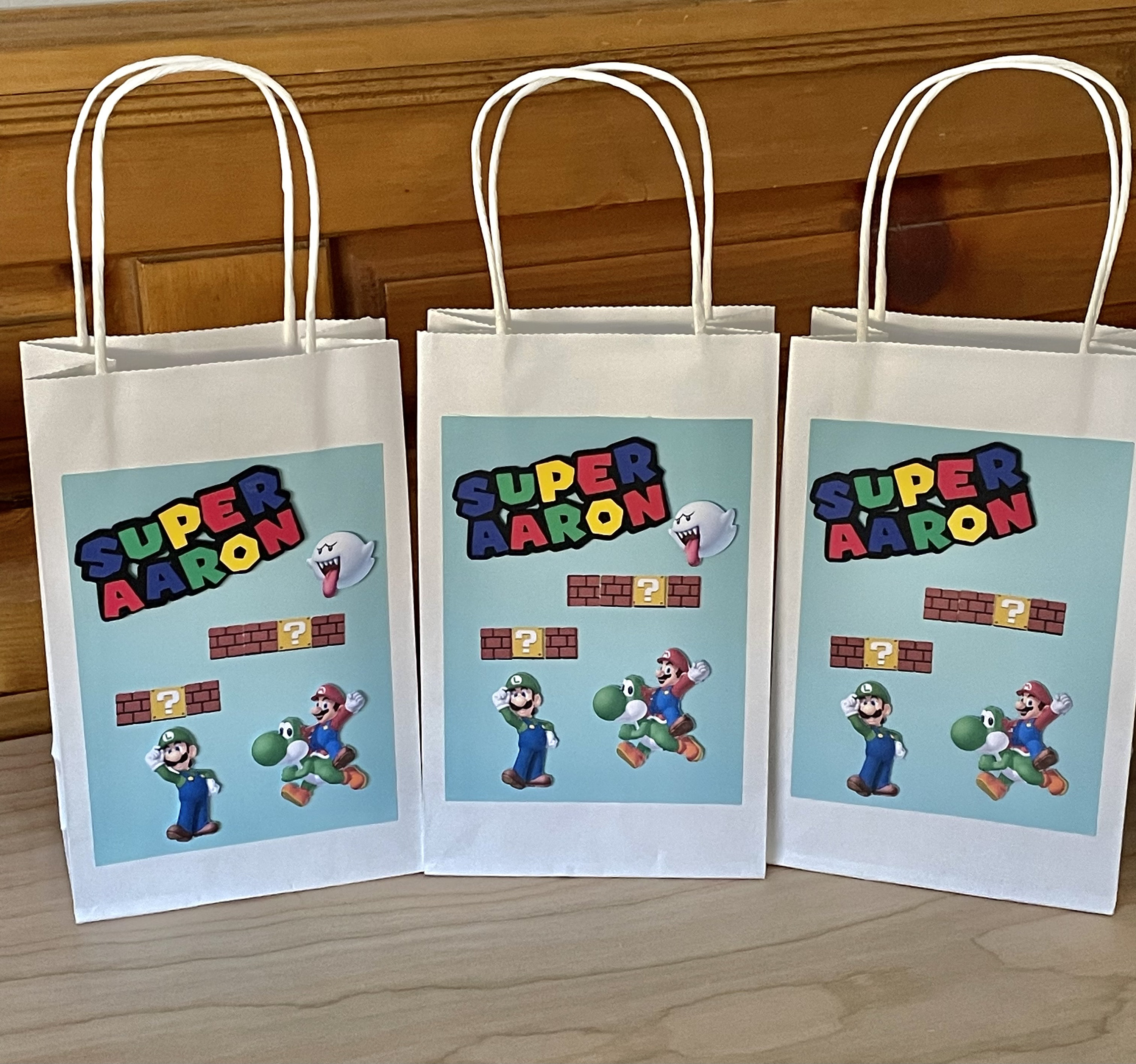Treat Bags, Super Mario Party Bags. Party Bags, Super Mario, Luigi ...