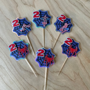 Superhero Party, Spider-man Decor, Spiderman Cupcake Toppers, Spiderman ...