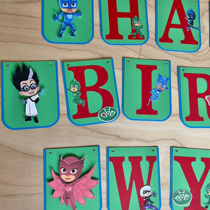 Pj Mask Decorations - Etsy