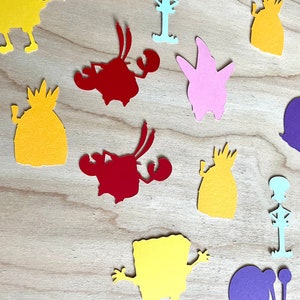Spongebob Confetti, Die Cuts, Ephemera, Spongebob Squarepants, Birthday ...