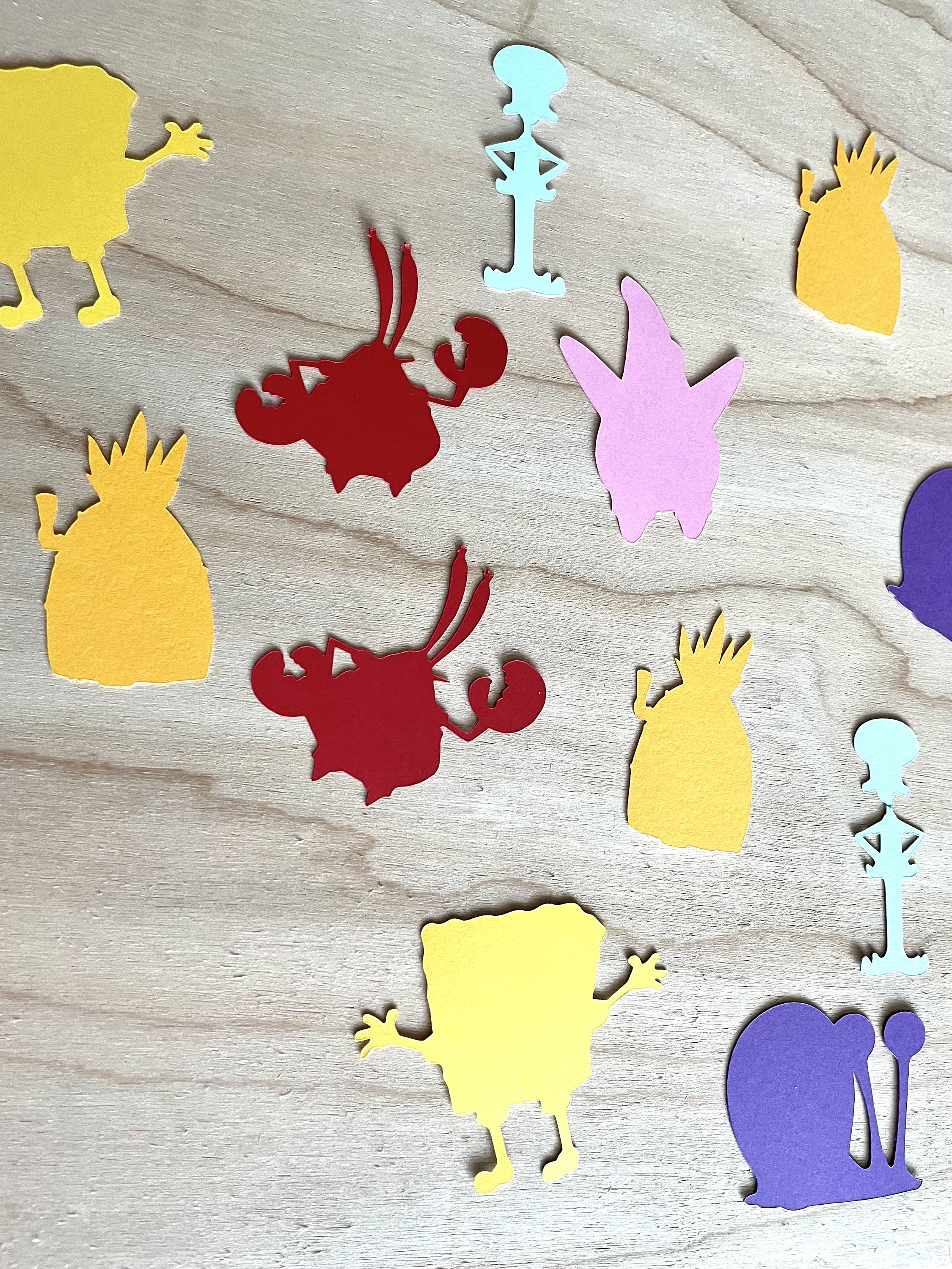 Spongebob Confetti, Die Cuts, Ephemera, Spongebob Squarepants, Birthday ...
