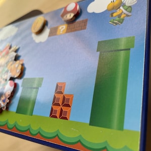 Super Mario Gable Boxes, Super Mario Birthday Decor, Mario Treat Boxes ...