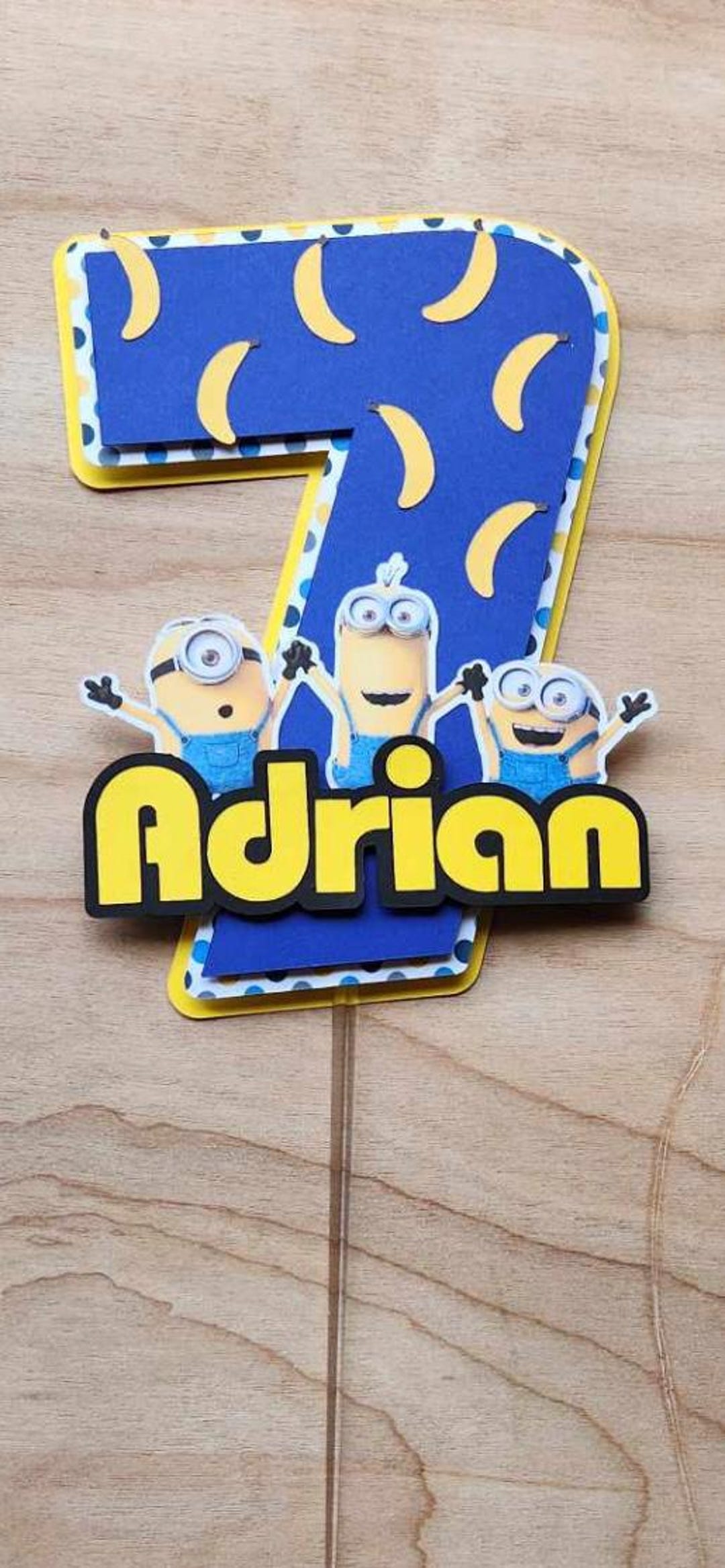 Despicable Party Decor, Table Centerpiece Elements, Pink Minion ...