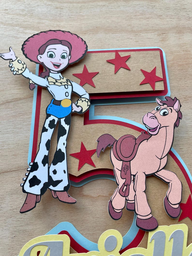 Toy Story Cake Topper, Jessie Cake Topper, Toy Story Party, Woody Cake ...